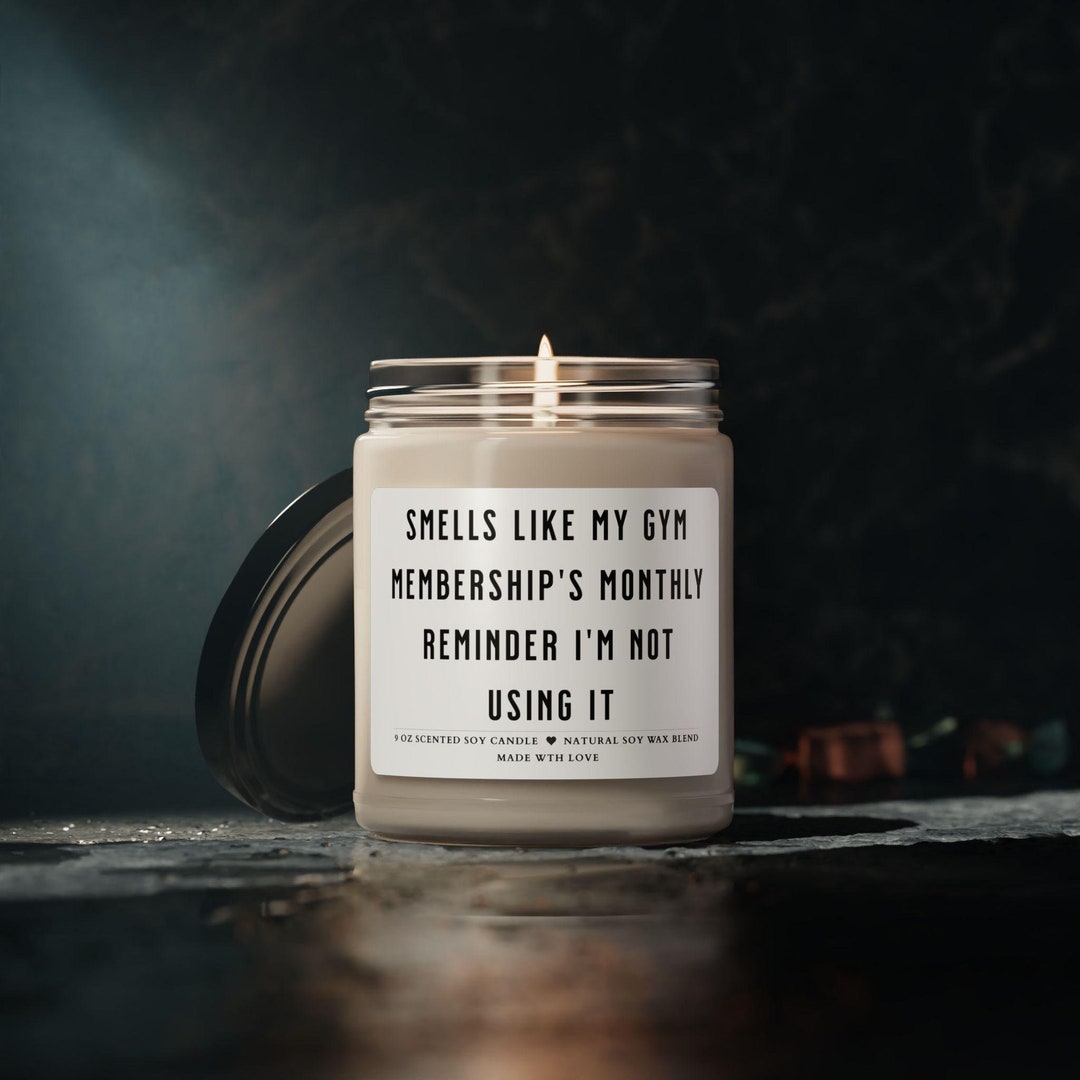 Funny Candles Personal Trainer Fitness Gifts Sarcastic Candles Coworker ...