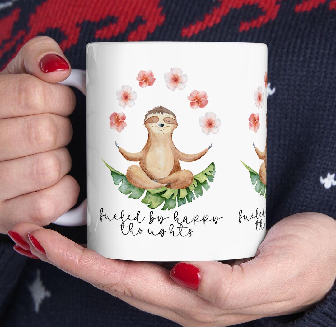 Sloth Mugs Birthday Mug Gifts Sloth Lover Positive Affirmations Mugs ...