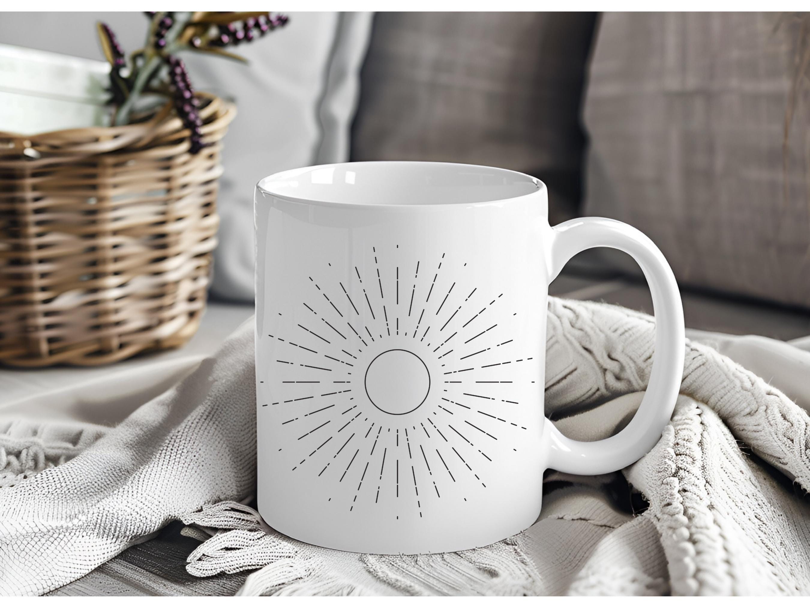 Boho Coffee Mugs Sun Coffee Mugs Solstice Mug Sun Mugs Beautiful ...