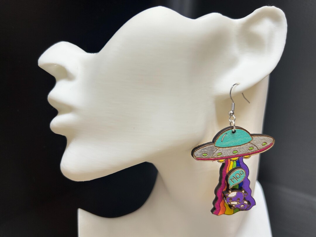 Alien Abduction Earrings - Etsy