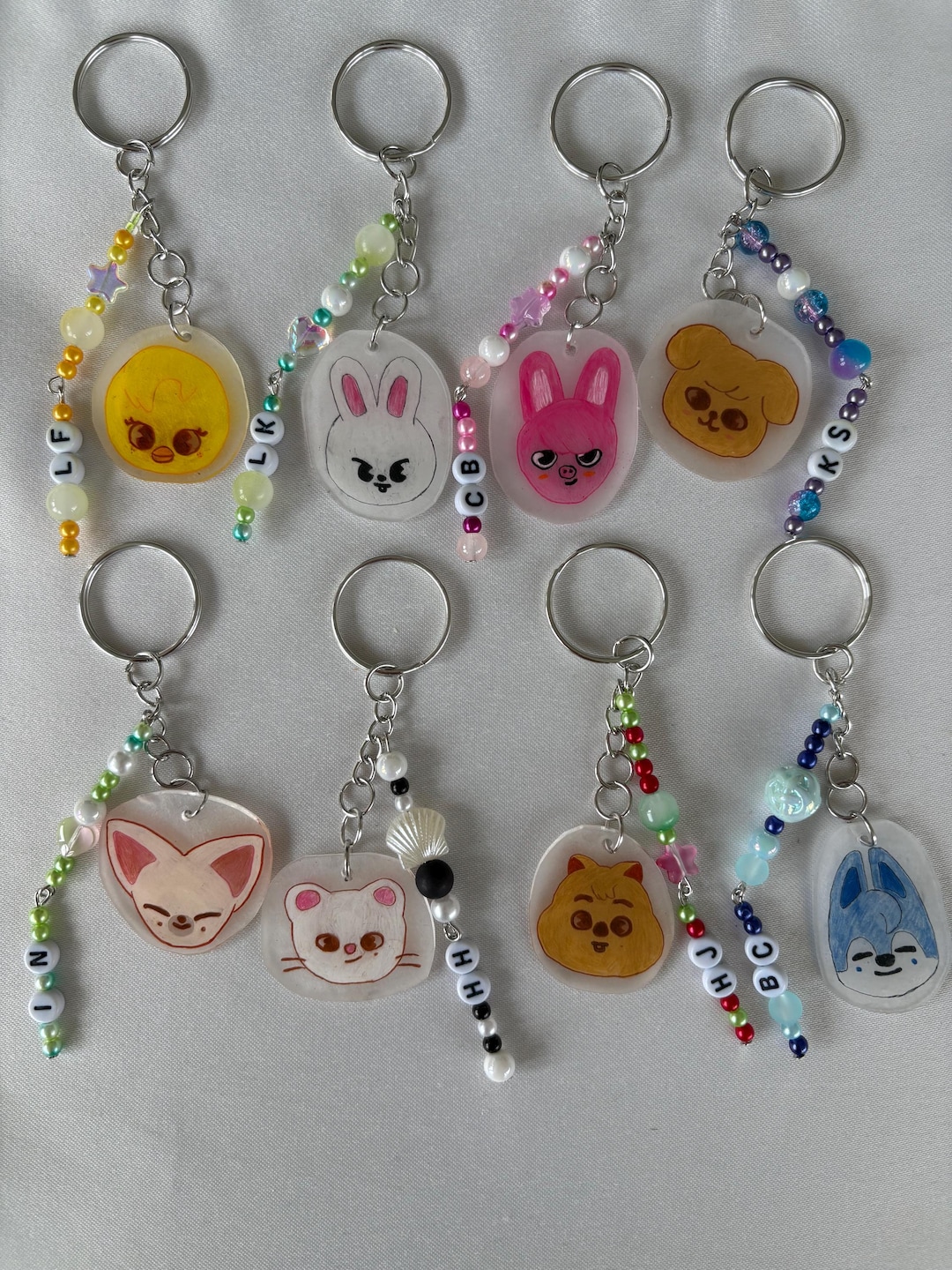 Stray Kids Handmade Keyrings (skzoo) - Etsy