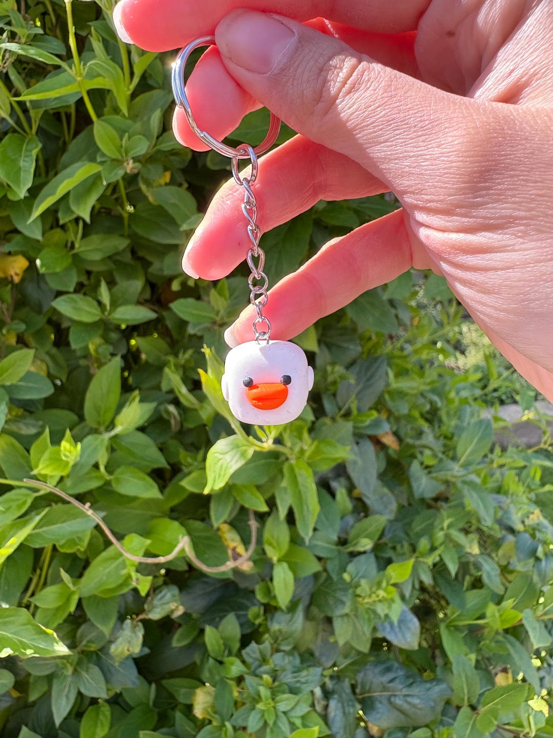 Handmade Duck Polymer Keychains - Etsy UK