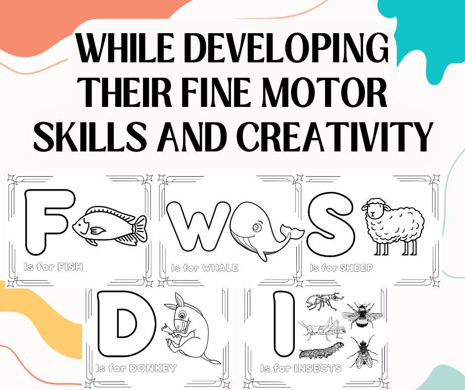 Bible Alphabet Coloring Pages for Toddlers, Preschoolers, and Kids - Etsy