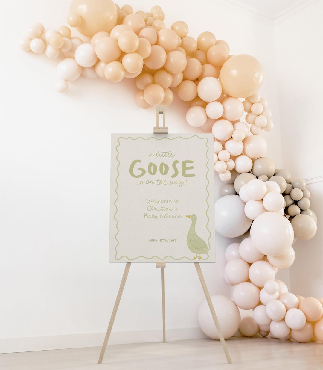 Baby Shower Welcome Sign Template, Baby Shower Sign, Editable Welcome ...