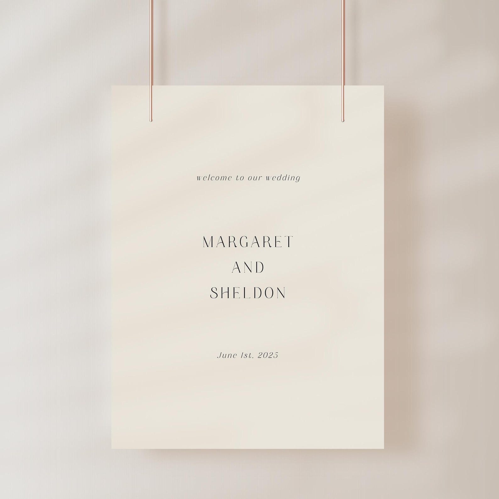 Simple Wedding Welcome Sign Template, Elegant Welcome Sign, Whimsical ...