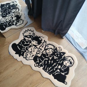 Jujutsu Kaisen Anime Rug, Anime Carpet, Anime Art Rug, Anime Area Rug ...