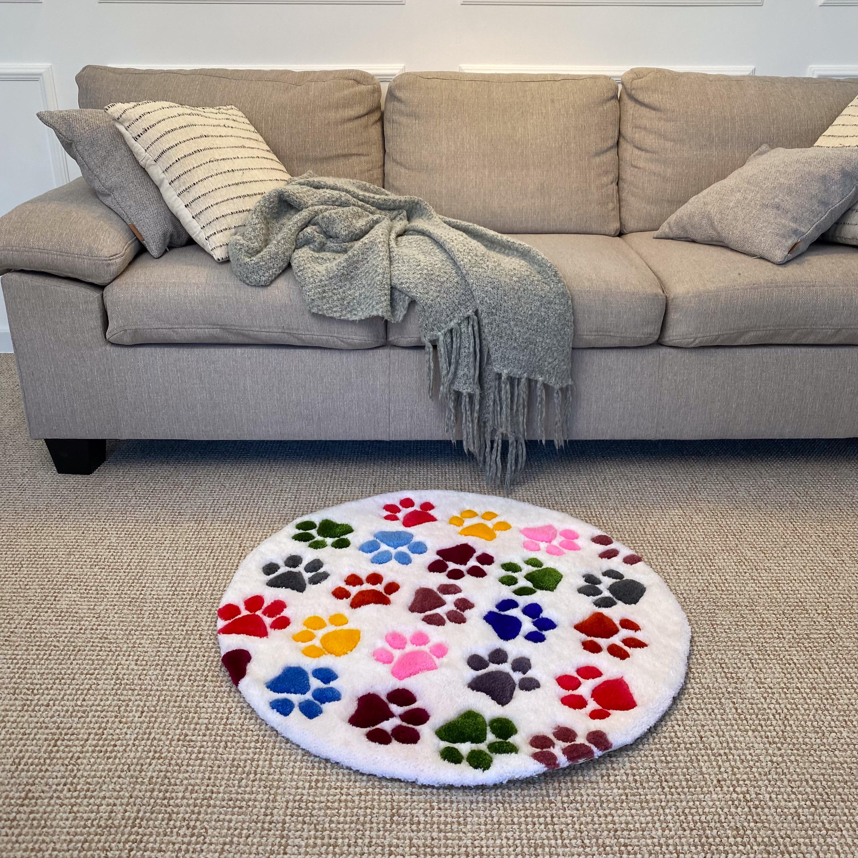 Paw Rug, Animal Decor, Pet Foot Rug, Kids Room Rug, Area Rug, Birthday ...