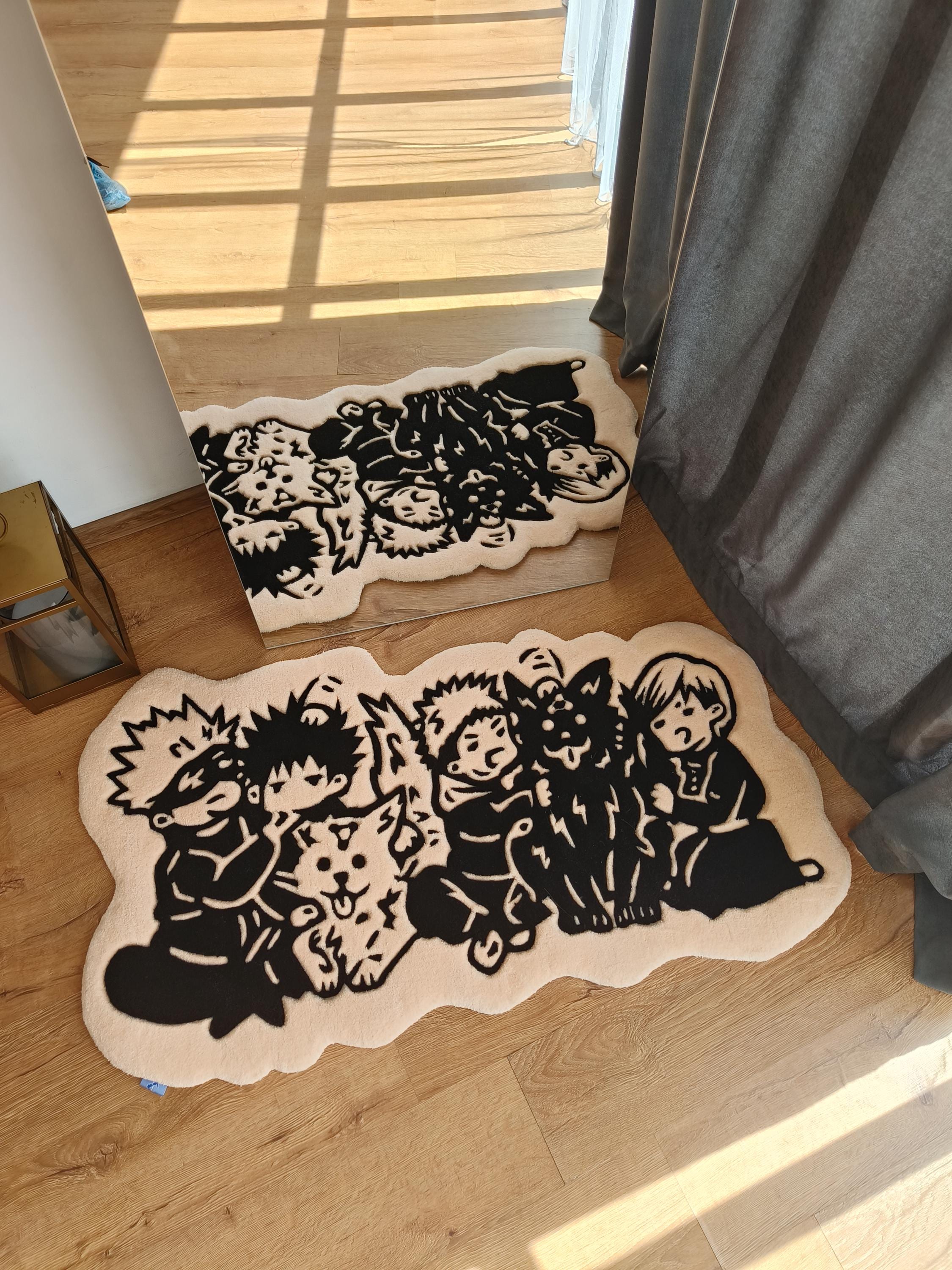 Jujutsu Kaisen Anime Rug, Anime Carpet, Anime Art Rug, Anime Area Rug ...