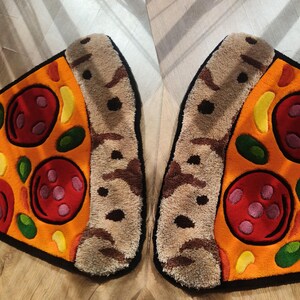 Slice of Pizza 3D Tufted Rug, Kitchen Pizza Area Rug,kitchen Decor ...