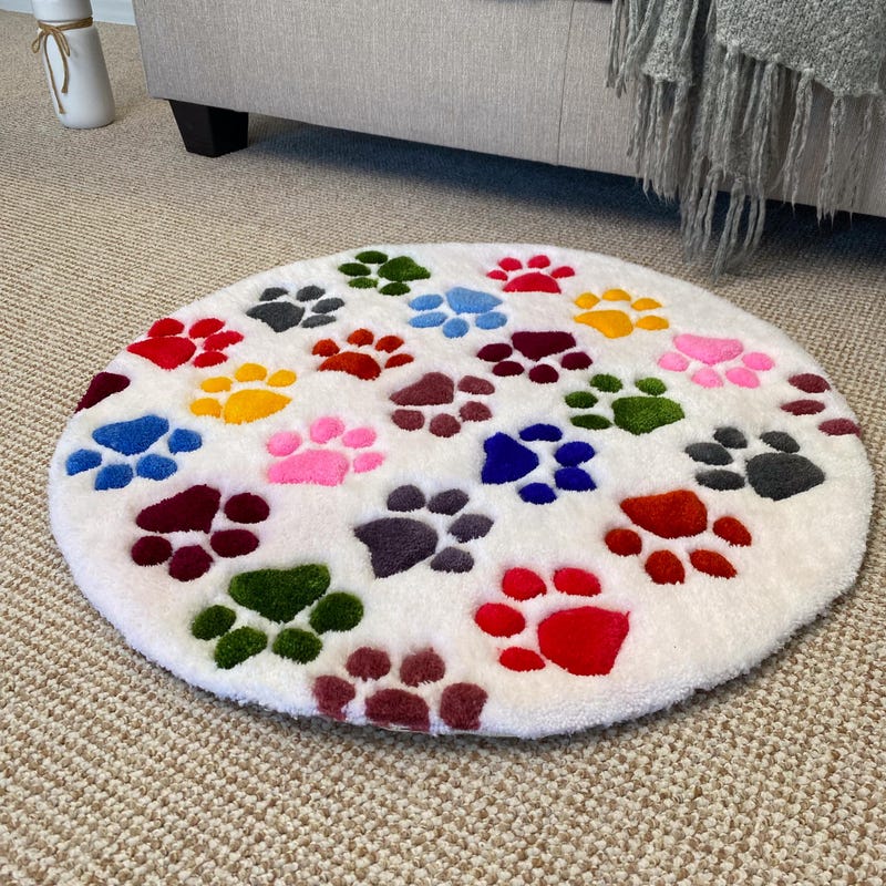 Paw Rug - Etsy