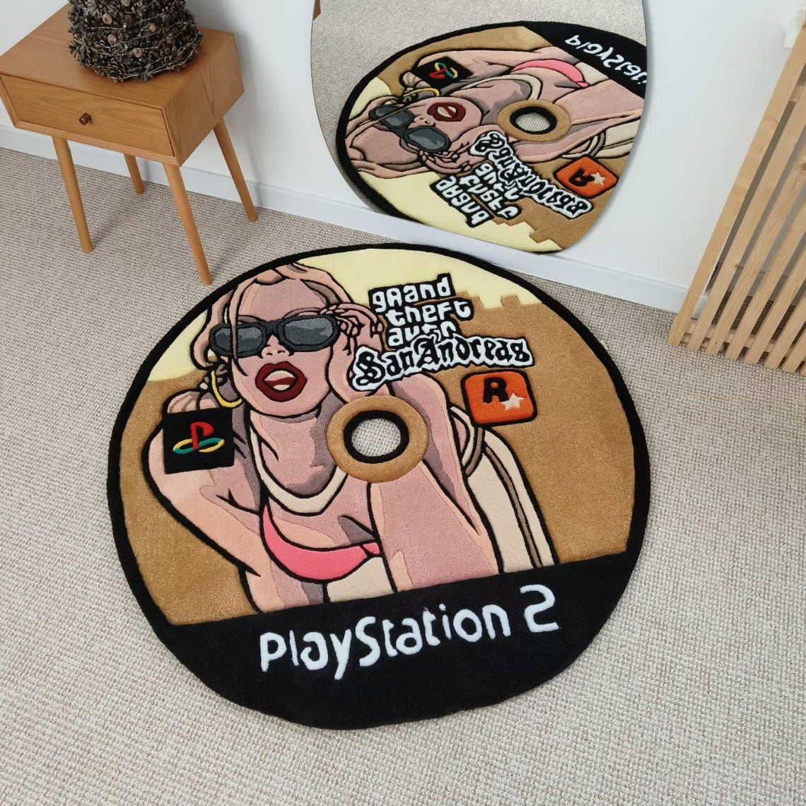 GTA San Andreas Tufted Rug, Custom Tufted Rug, 100% Handmade Tufted Rug ...