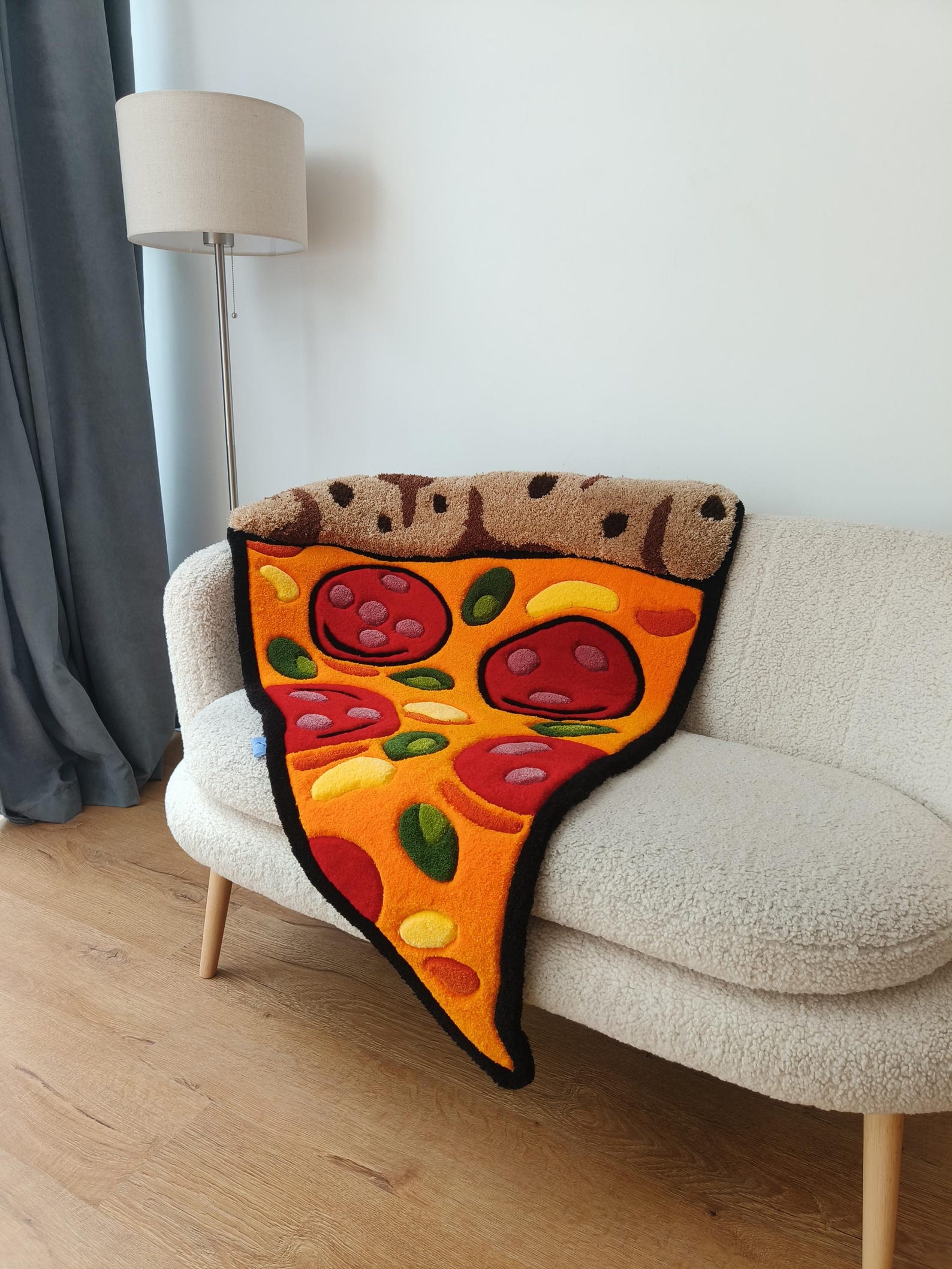 Slice of Pizza 3D Tufted Rug, Kitchen Pizza Area Rug,kitchen Decor ...
