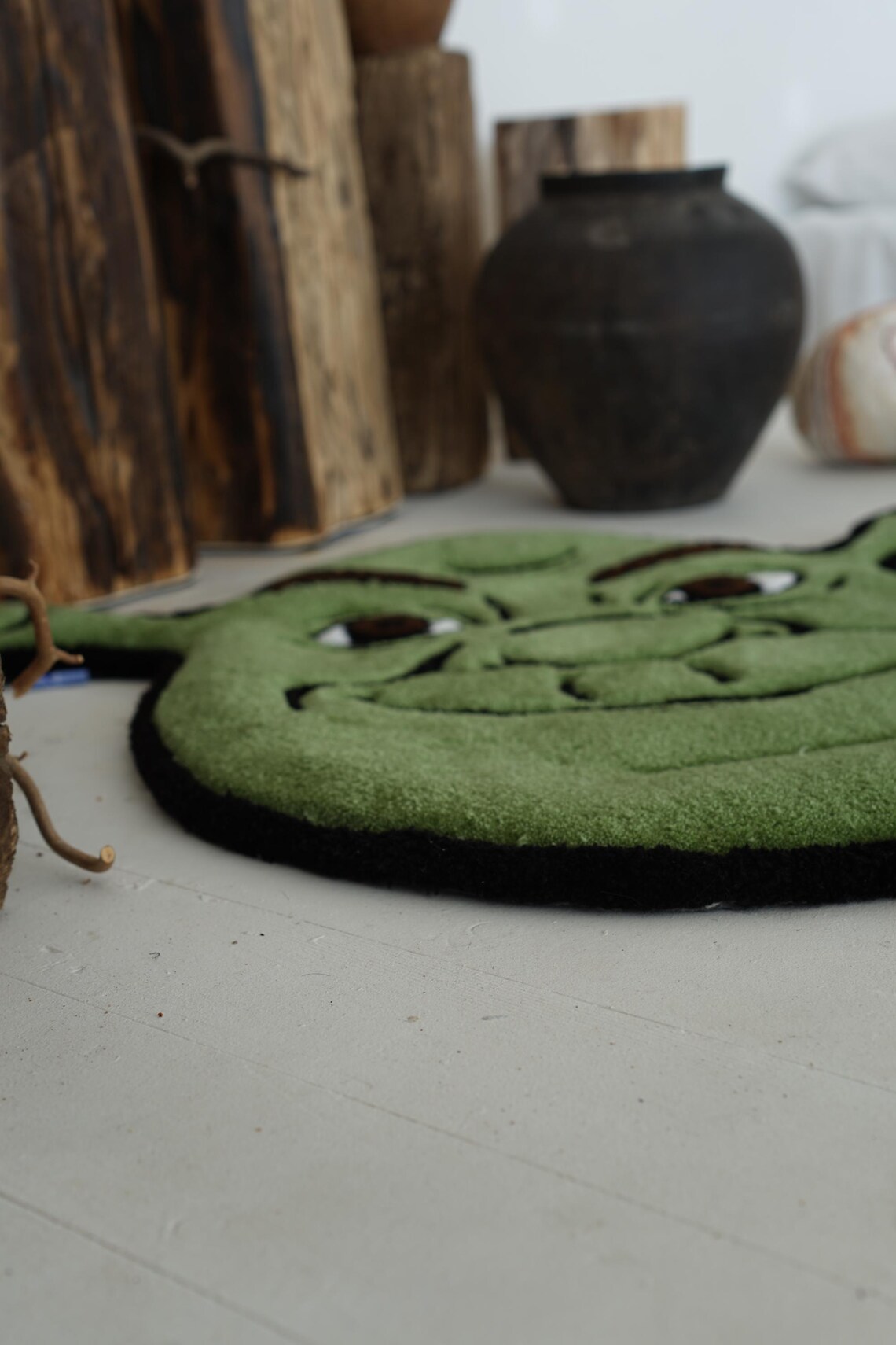 Fluffy Cartoon Shrek Rug: A Fun and Soft Decoration for Your Living ...