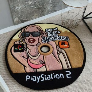 GTA San Andreas Tufted Rug, Custom Tufted Rug, 100% Handmade Tufted Rug ...
