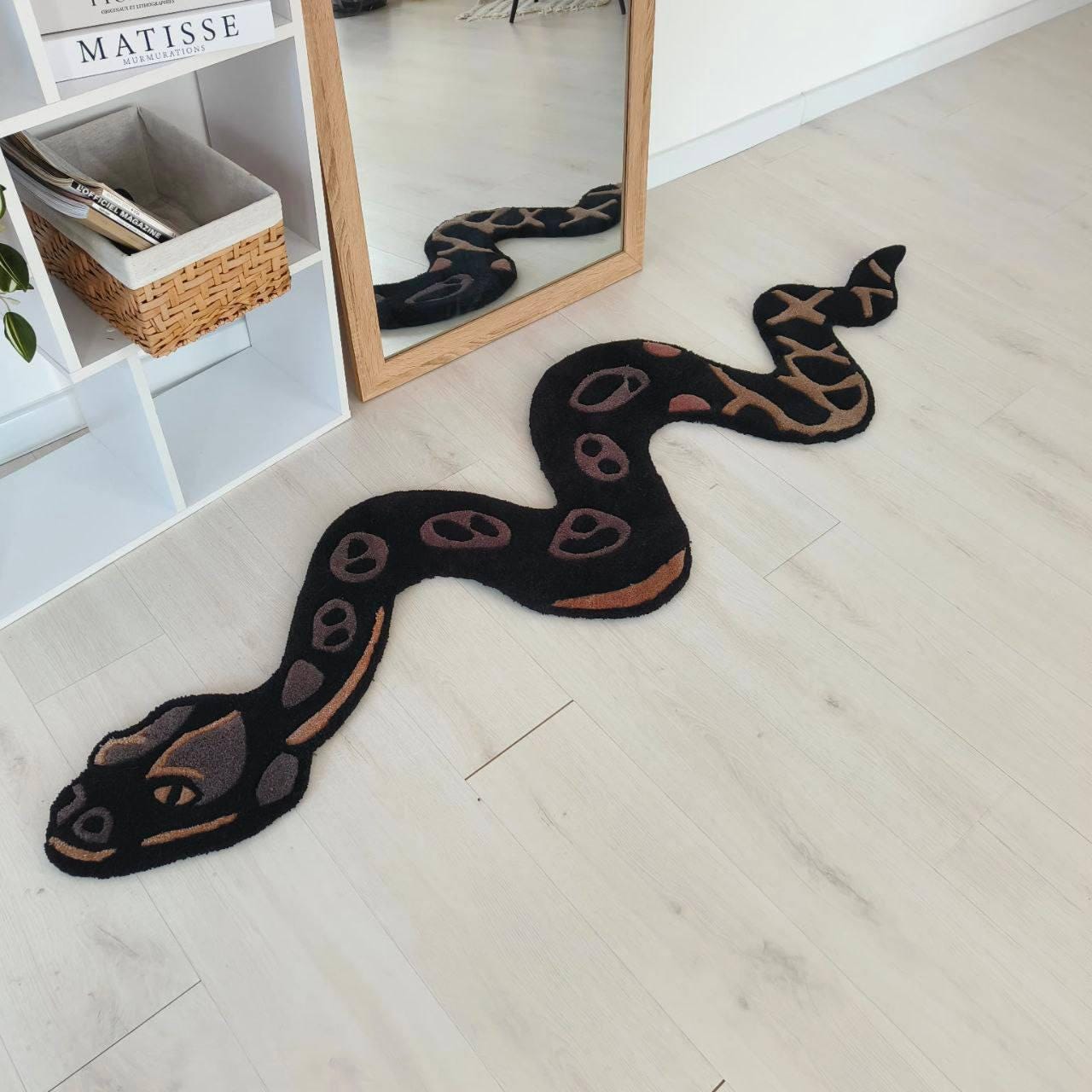Carpet Big Snake Rug, Snake Rug, Handmade Tufted Custom Rug, Moving ...