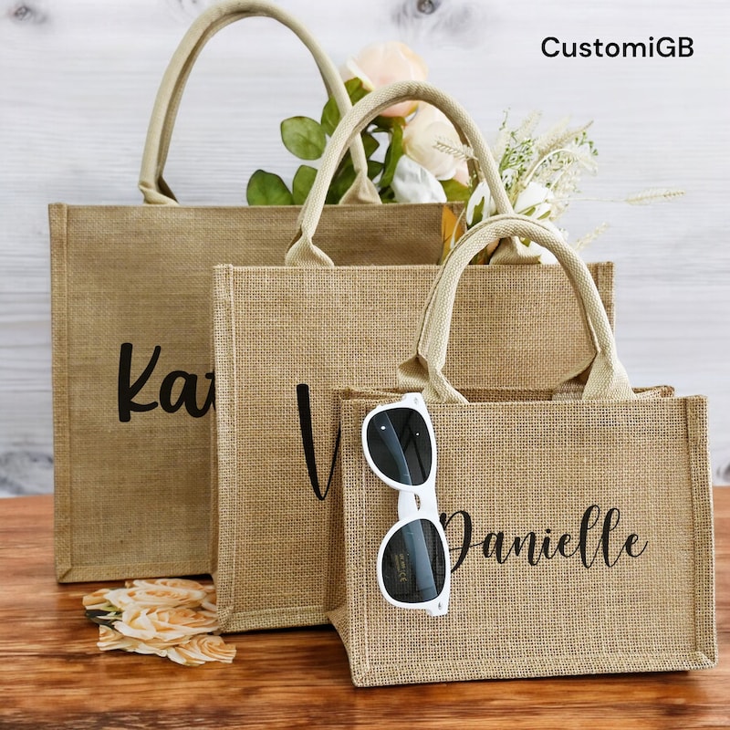 Burlap Monogram - Etsy