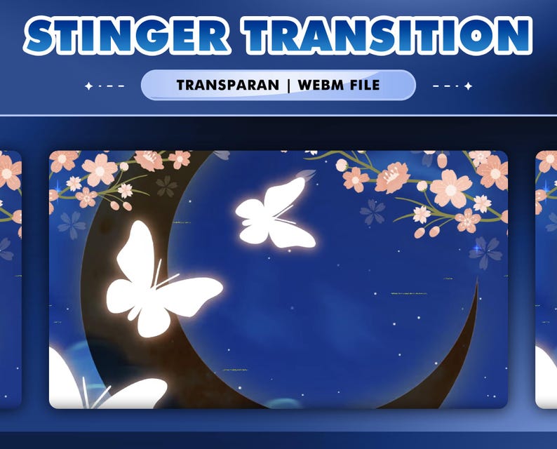 Sakura Moon Stinger Transition – Sakura Blossom Night/japanese ...