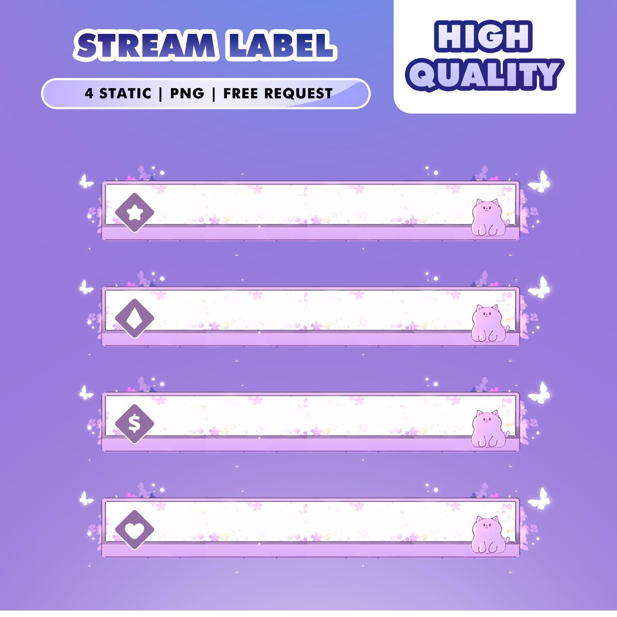 Lavender Dream Stream Package – Cute Bunny Lavender Room/pastel Purple ...