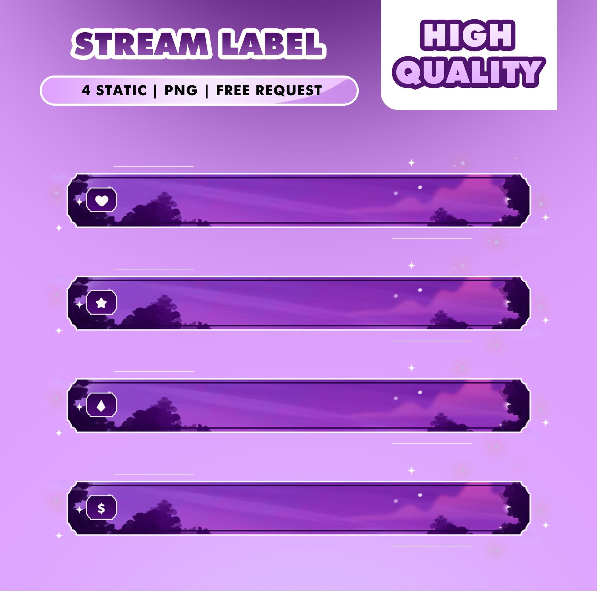 Moonlit Trains Animated Stream Overlay Pack for Twitch Kick Youtube ...