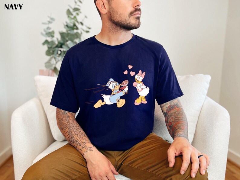 Donald Duck and Daisy Duck Matching Shirt, Cute Donald Duck Daisy Duck ...