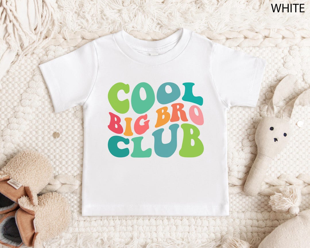 Cool Big Bro Club Shirt, Big Bro Shirt, Brother Shirt, Big Brother ...
