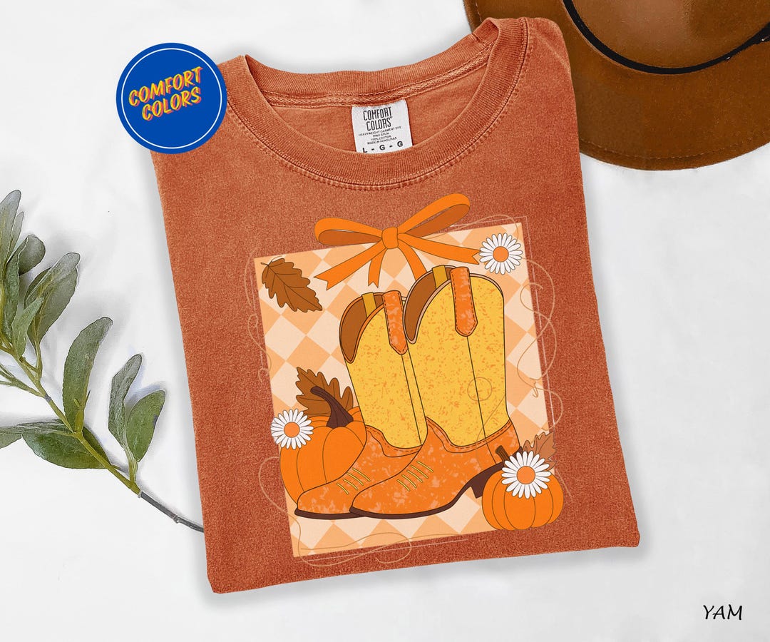 Fall Western Cowgirl Shirt, Country Girl Comfort Colors Shirt Gift,cozy ...