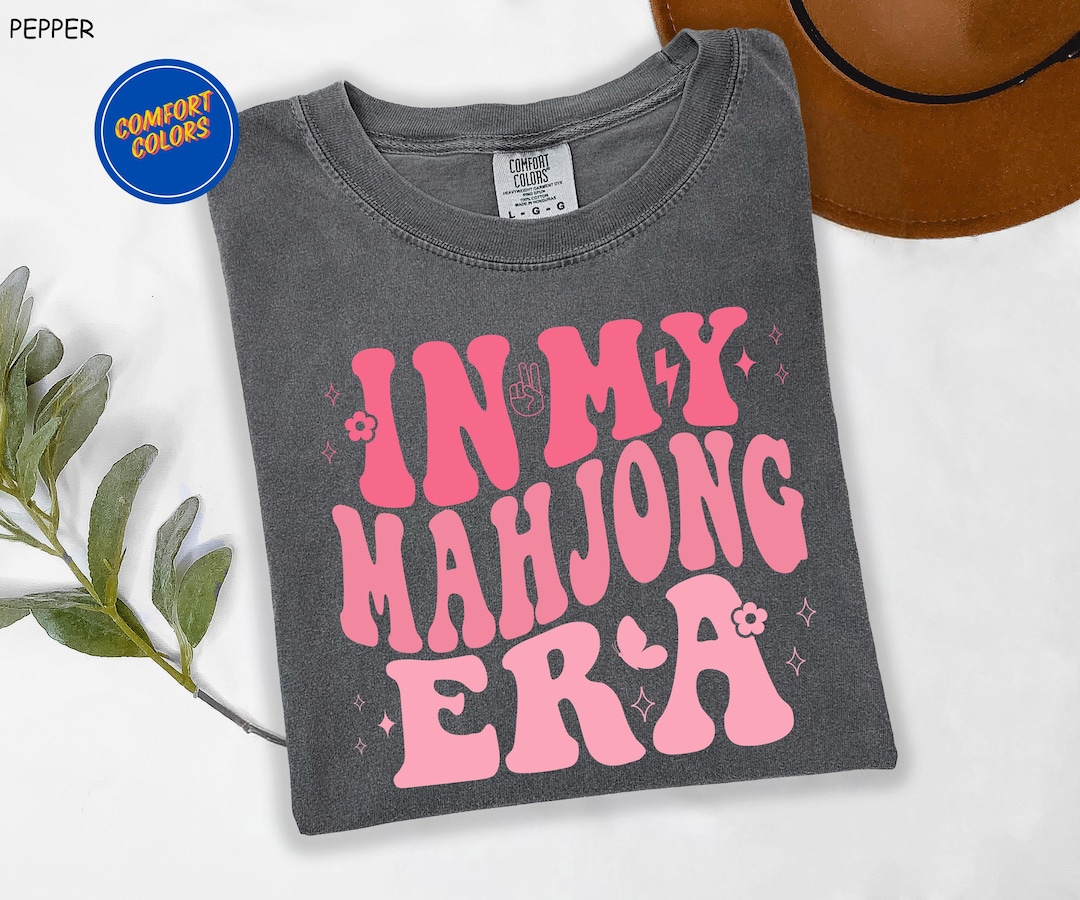 In My Mahjong Era, Mahjong Gifts, Mahjong Player Shirt,board Games T ...
