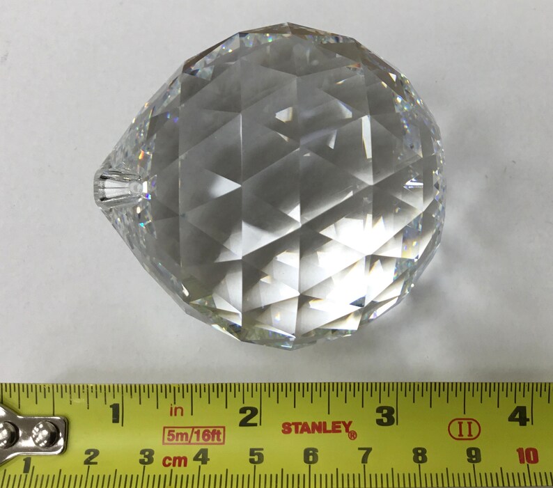 Swarovski Strass Crystal: 8558 Series Ball 60MM Size Crystal Clear Old ...
