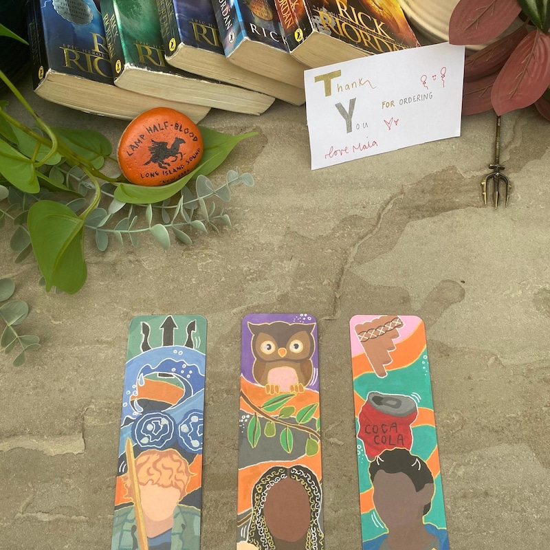 Percy Jackson Bookmark - Etsy