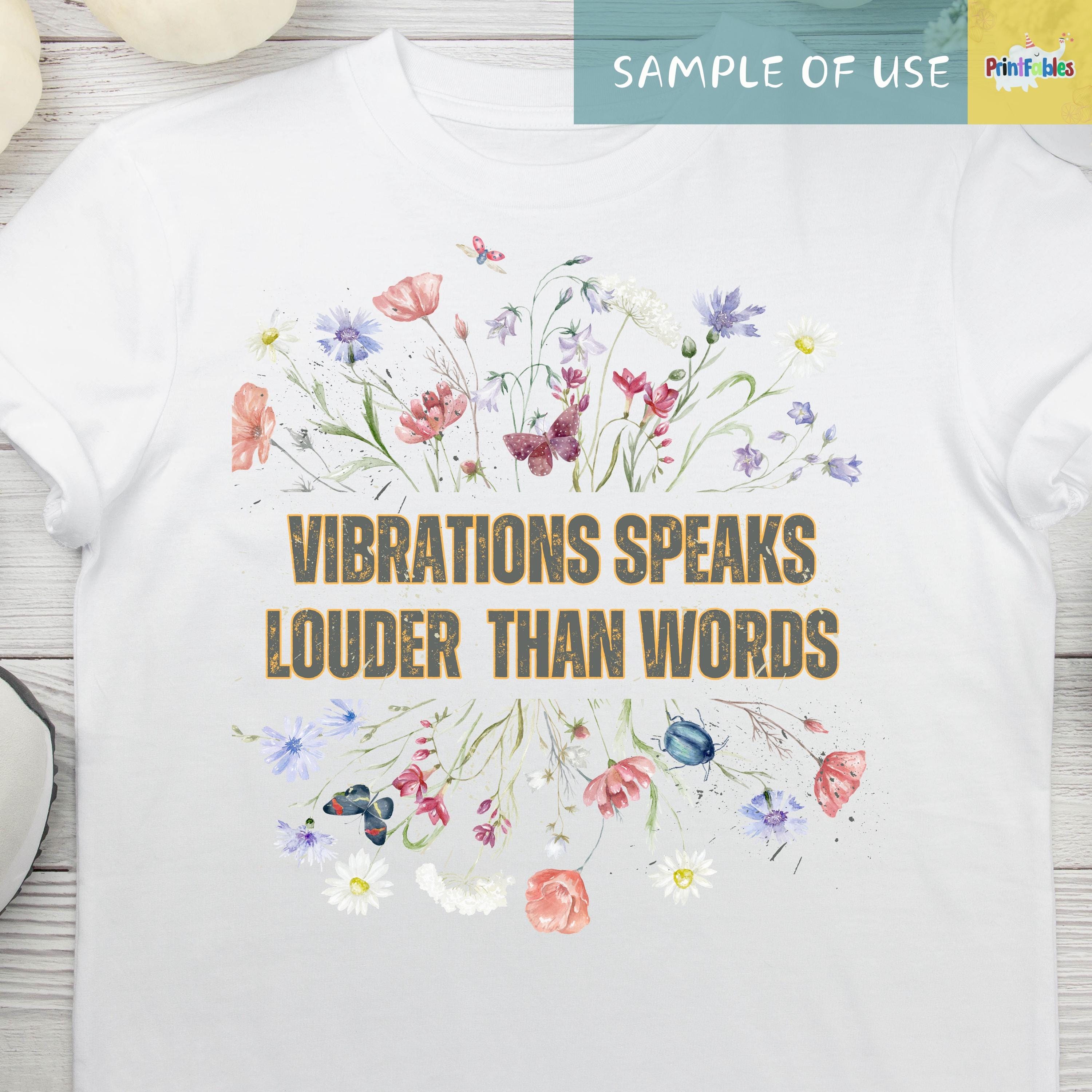 Wildflower Positive Affirmation Art Botanical Design Digital Download ...