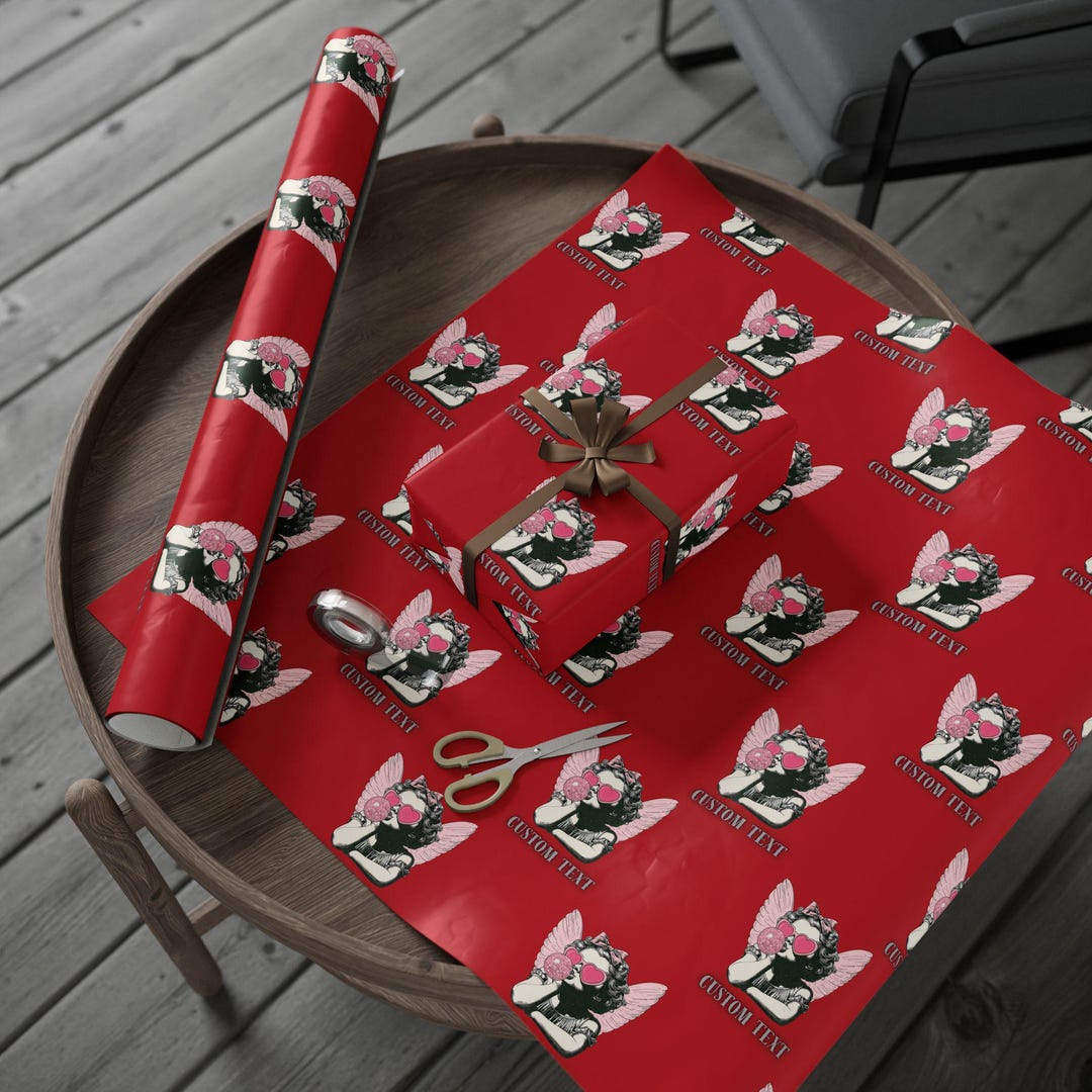 Personalized Valentine Wrapping Paper Roll | Romantic Gift Wrap for ...
