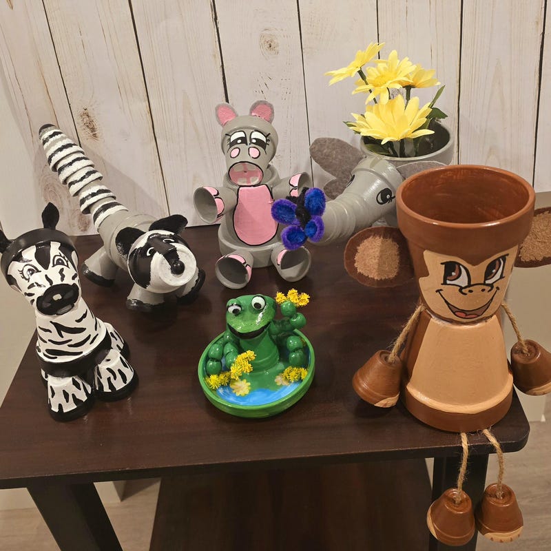 Clay Pot People - Etsy