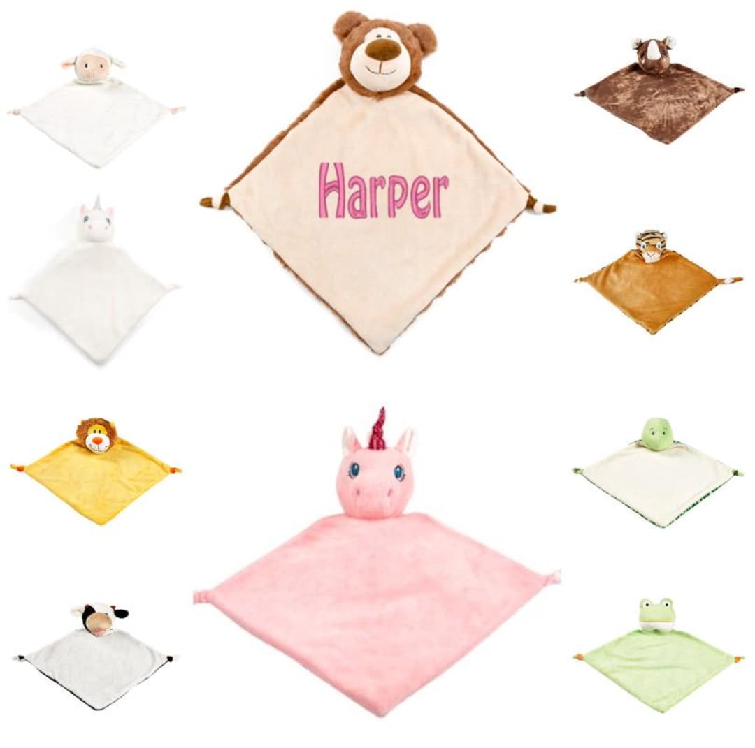 Cubbies Animal Blankie BLANK, Ready for Embroidery Blanks, Lovey, Ready ...