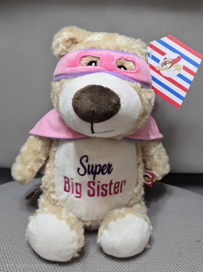 Personalized Super Hero Bear: Embroidered Hero Stuffed Animal - Etsy