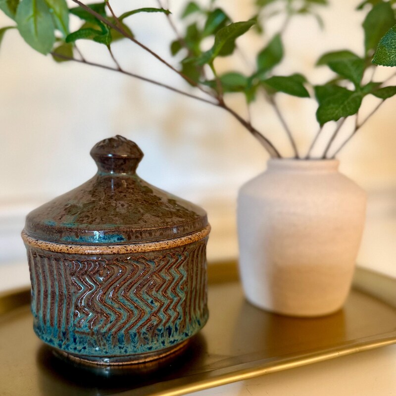 Pottery Trinket Box - Etsy