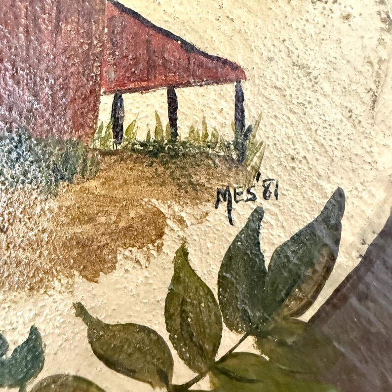 Red Barn Slate Wall Hanging ~ Country Cottage ~ 12.5" Vintage, Hand ...
