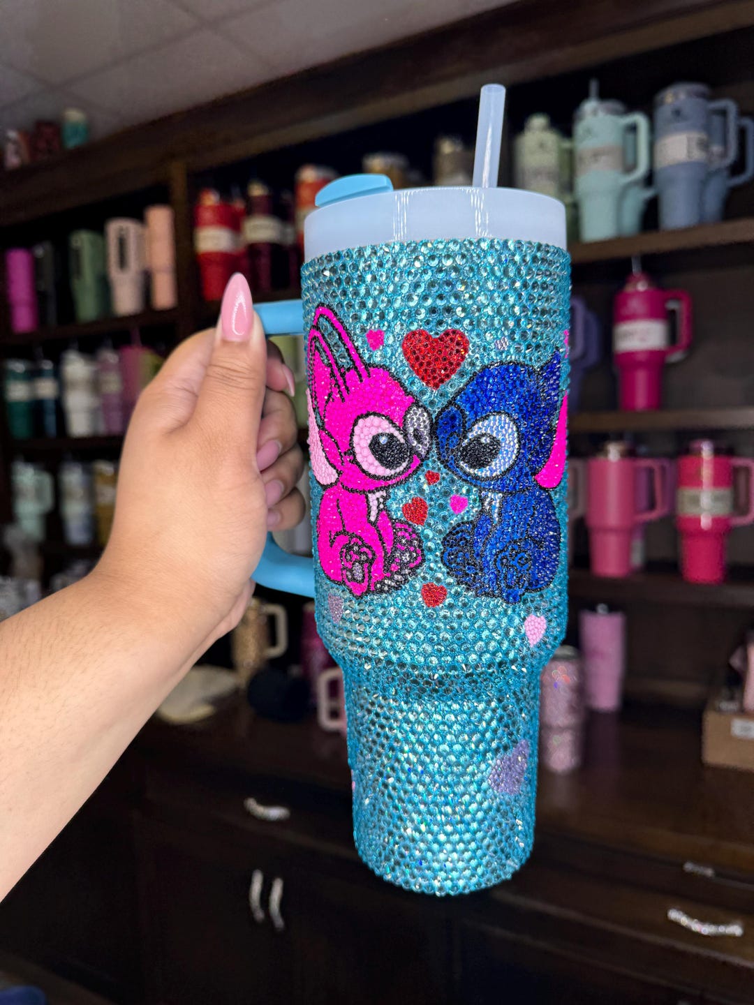 40oz Blinged Stanley - Etsy
