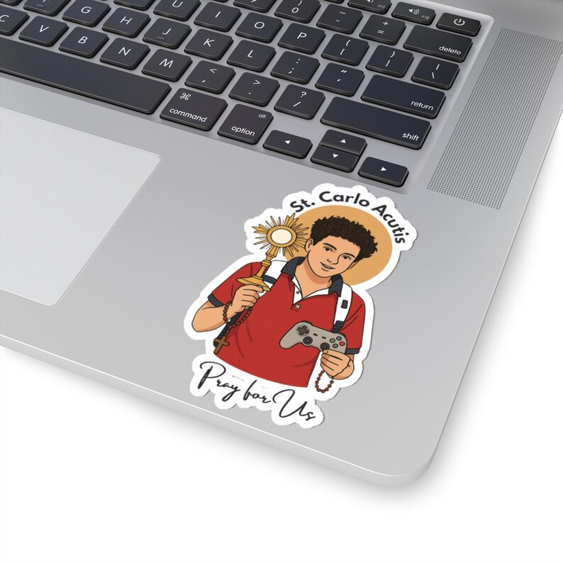 Carlo Acutis Gift, Religious Gift, Pray for Us, Vinyls Sticker, Saintly ...