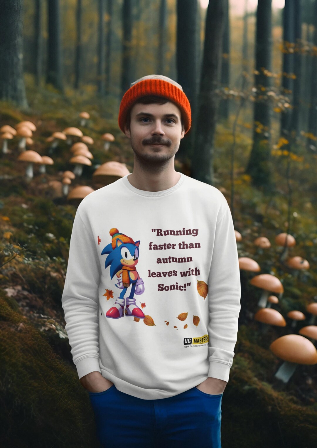 Sonic Fall Sweater Vintage Gamer Fashion Perfect Gift for Sonic and ...