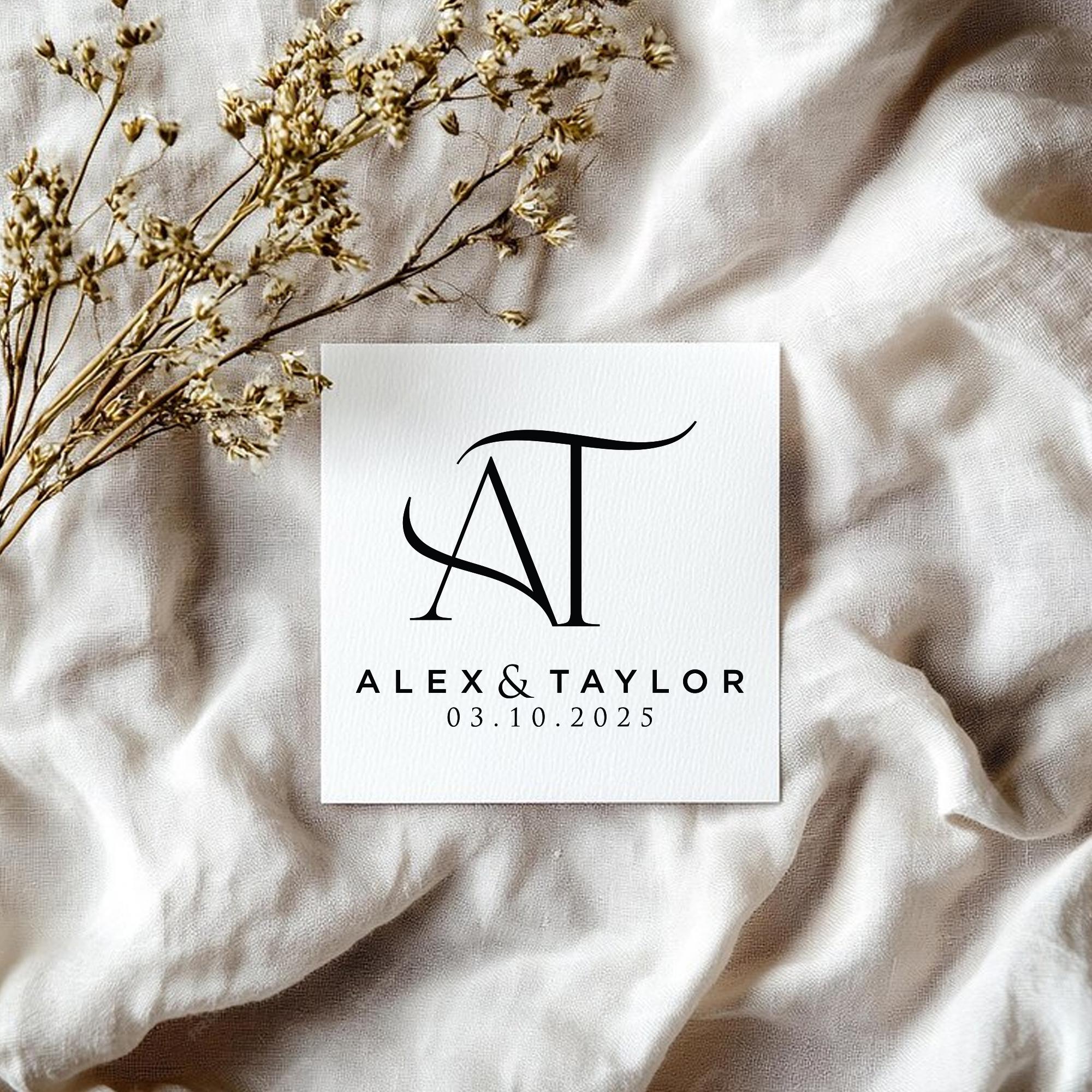 Couple Monogram for Wedding, Wedding Logo Template , Wedding Monogram ...