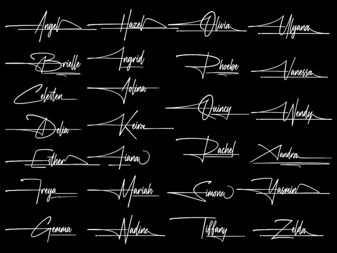 Custom Signature Design | Real Handwritten Styles | Best Gift for Your ...