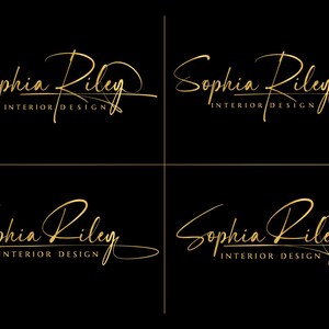 Custom Signature Logo Design, Premade Logo, Realtor Logo, Signature ...