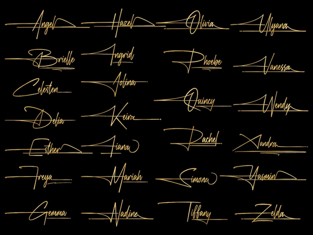 Custom Signature Design, Real Handwritten Styles, Best Gift for Your ...