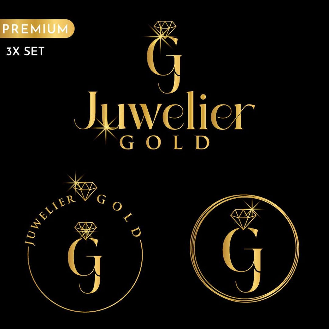 Custom Jewelry Logo, Wedding Logo, Gemstone Logo, Beauty Logo, Logo ...