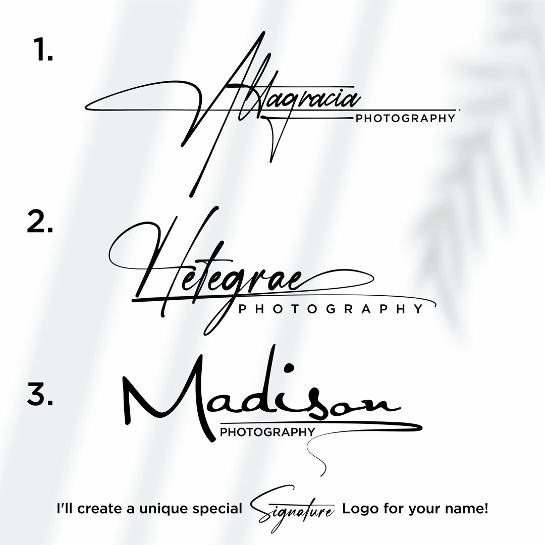 Custom Signature Design, Handwritten Logo, Signature Logo, Hand Drawn ...