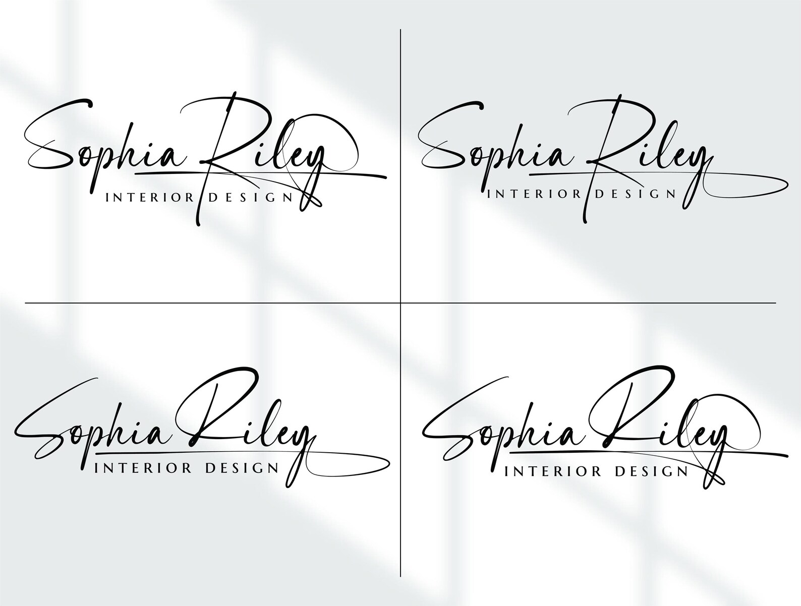 Custom Signature Logo Design, Premade Logo, Realtor Logo, Signature ...