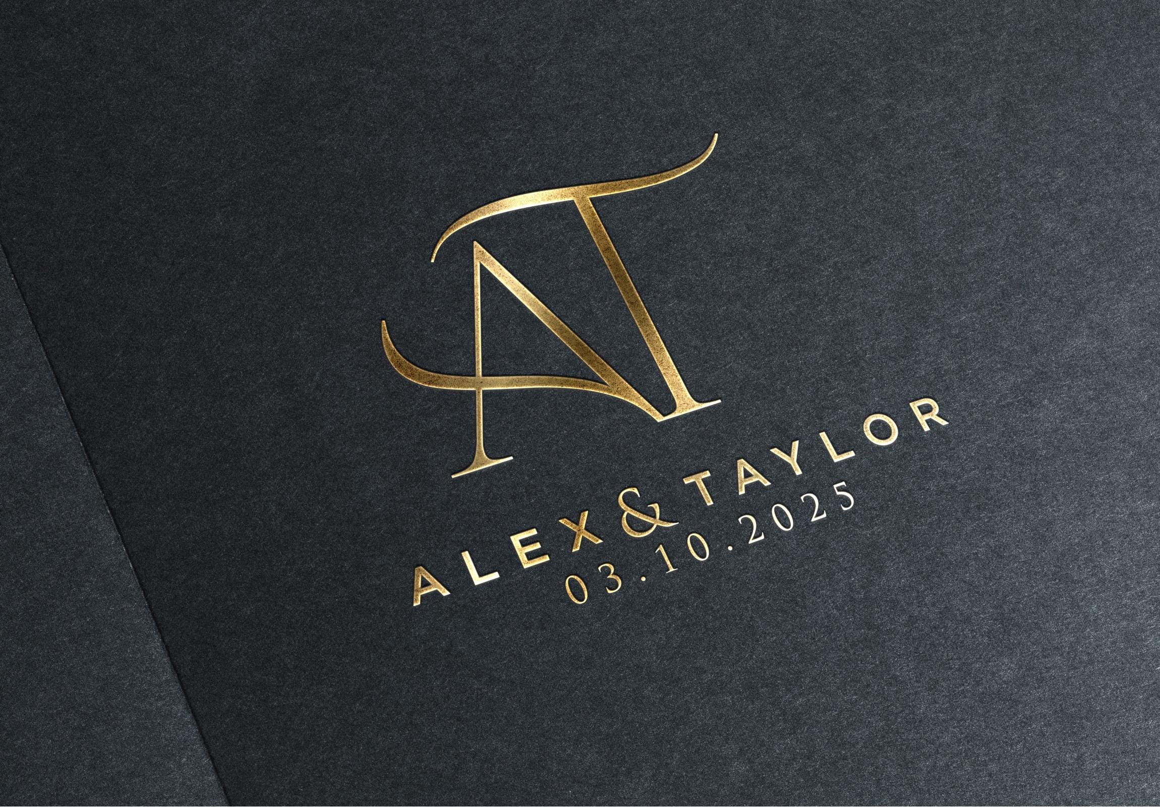 Couple Monogram for Wedding, Wedding Logo Template , Wedding Monogram ...