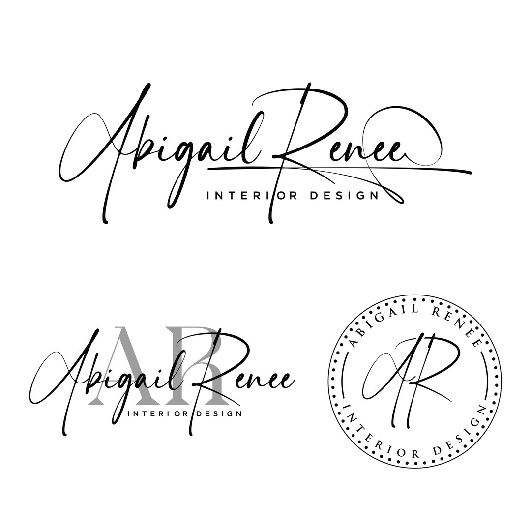 Premade Logo, Custom Signature Logo Design, Elegant Logo, Photography ...