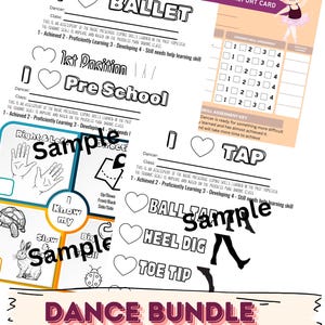 Preschool Dance Bundle - Etsy