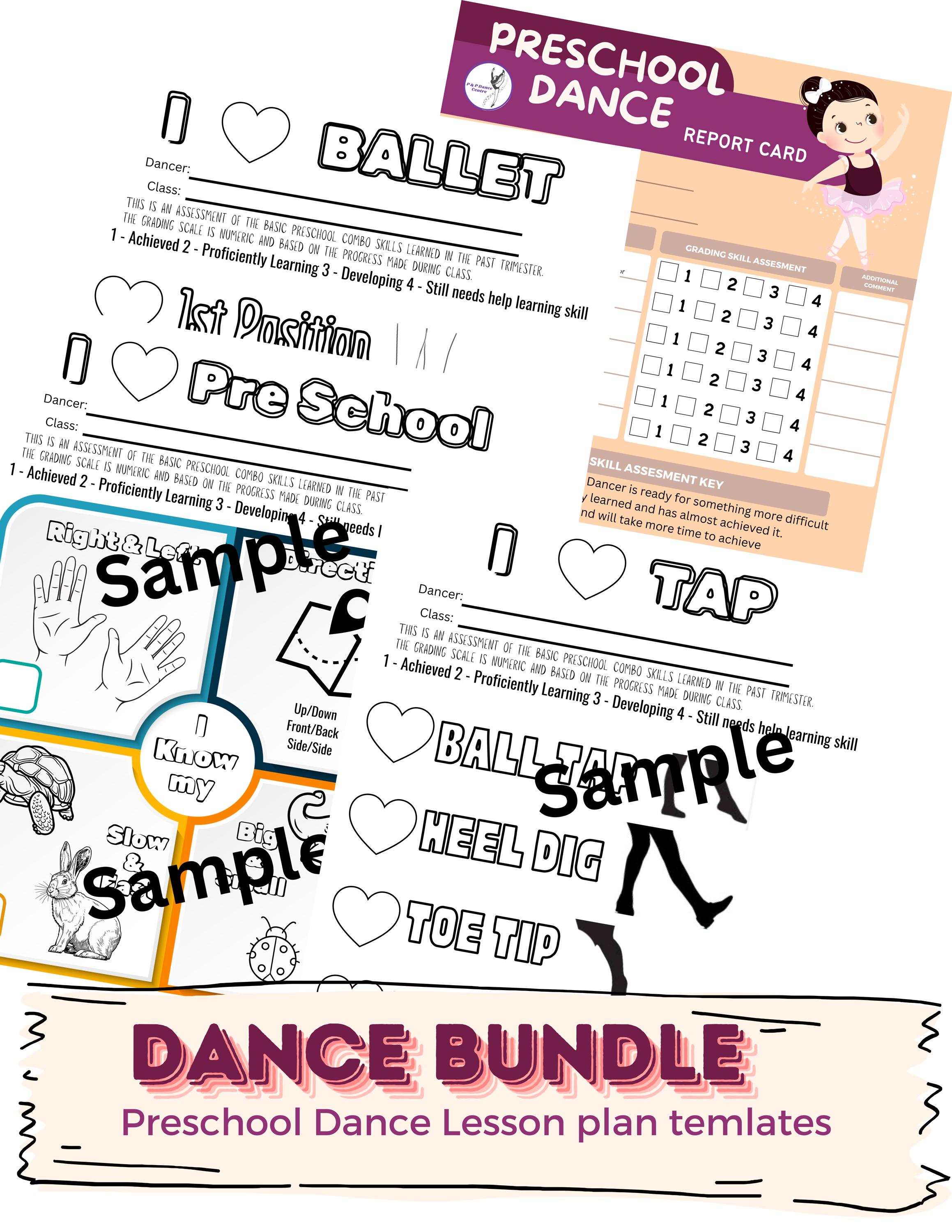 Preschool Dance Bundle - Etsy